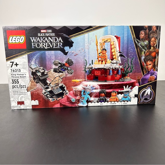 Lego | Toys | Lego Marvel Black Panther Wakanda Forever 7623 King ...